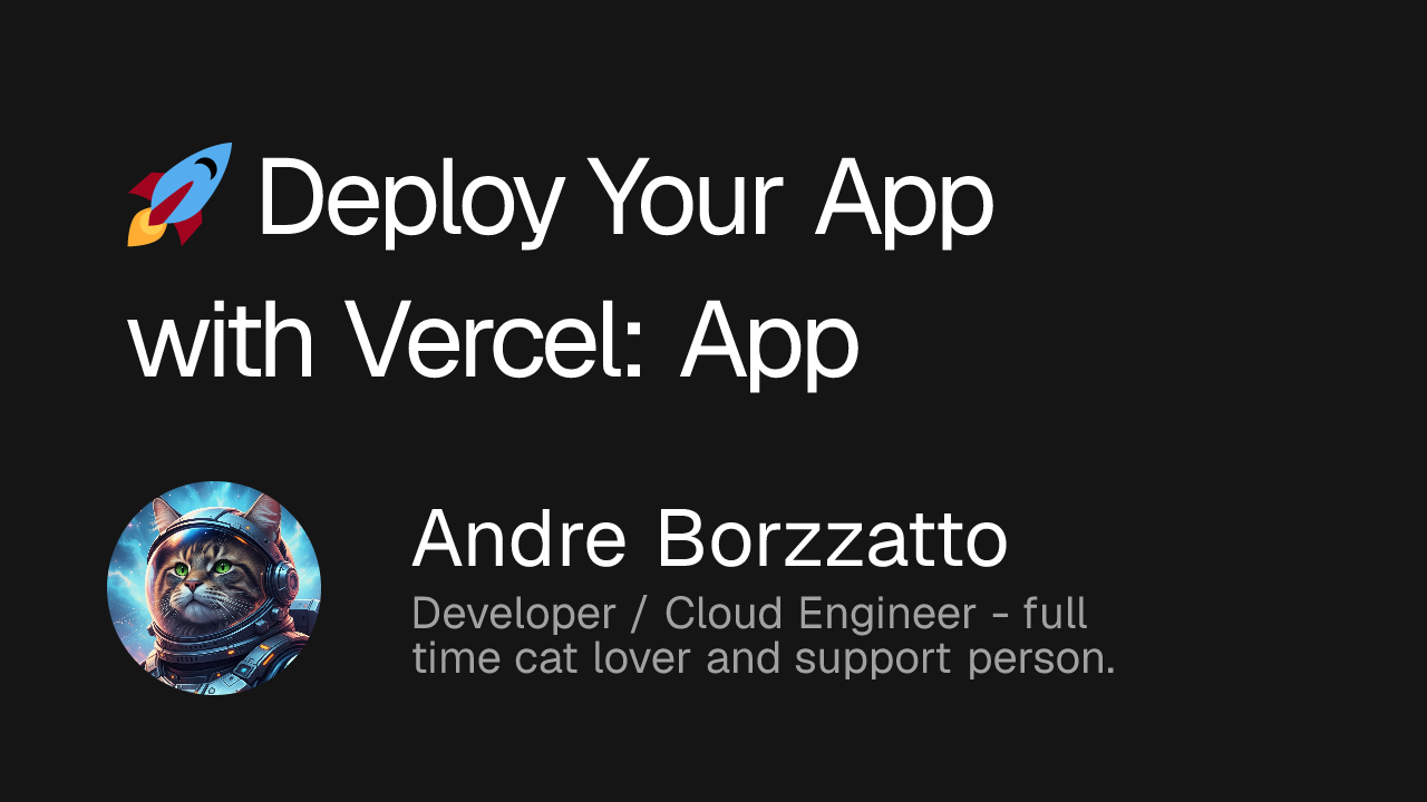 🚀 Deploy Your App with Vercel: App Deployment Made Easy